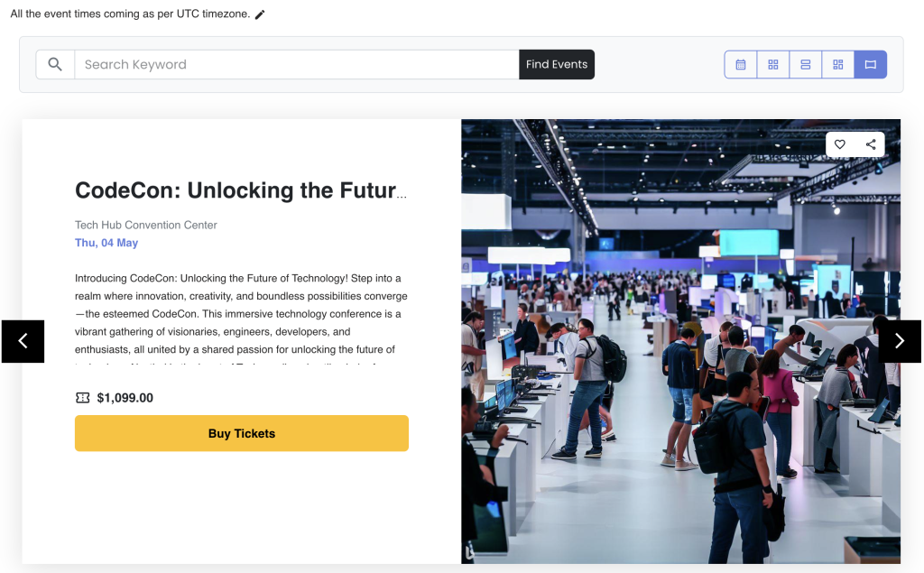 Frontend Screenshots - EventPrime