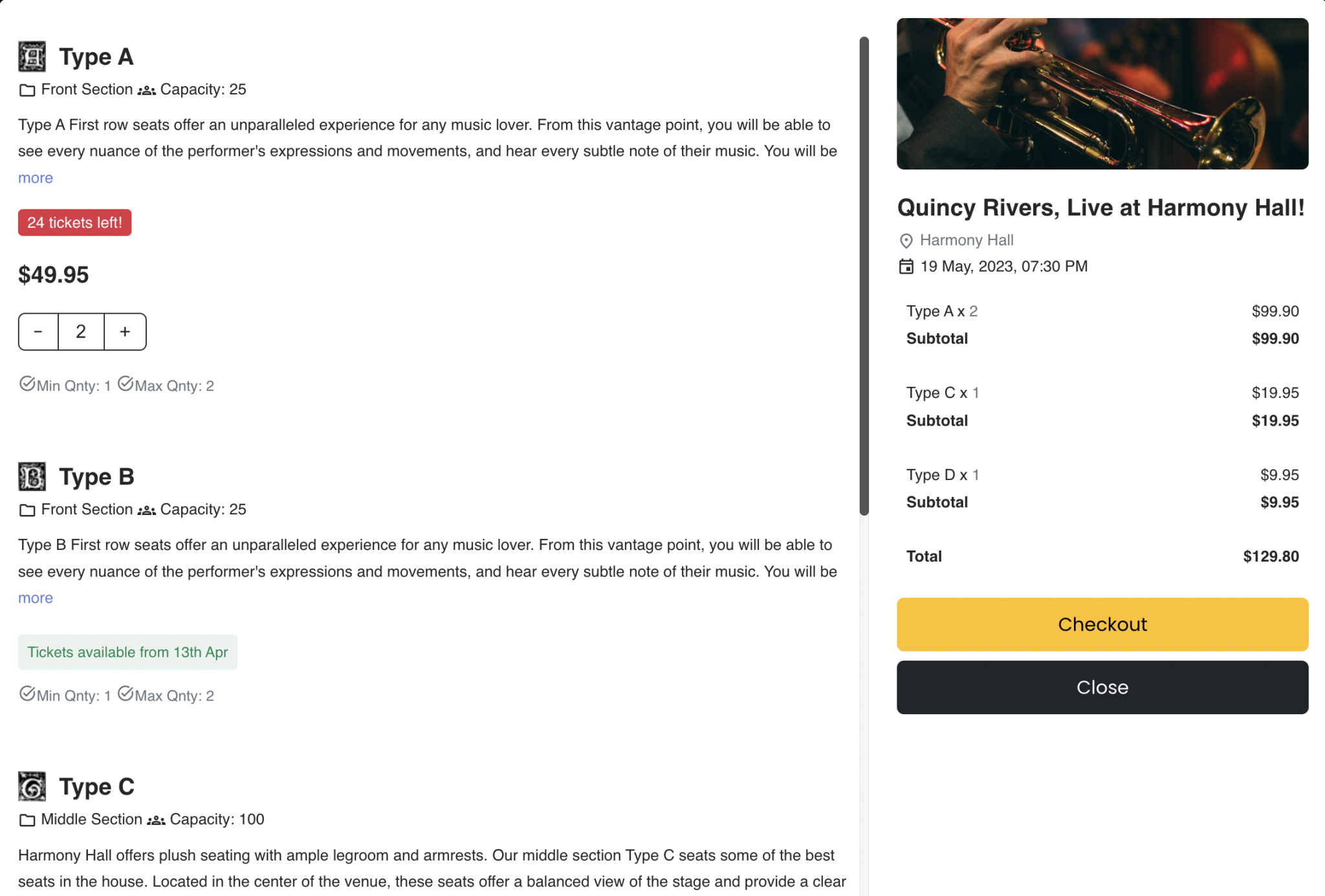 Frontend Screenshots - EventPrime