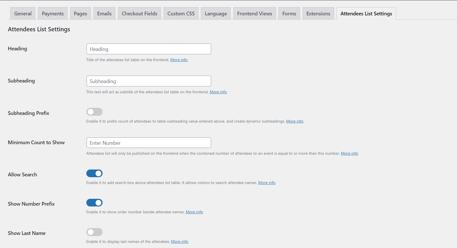 How To display attendee list for your WordPress event on your website? - EventPrime