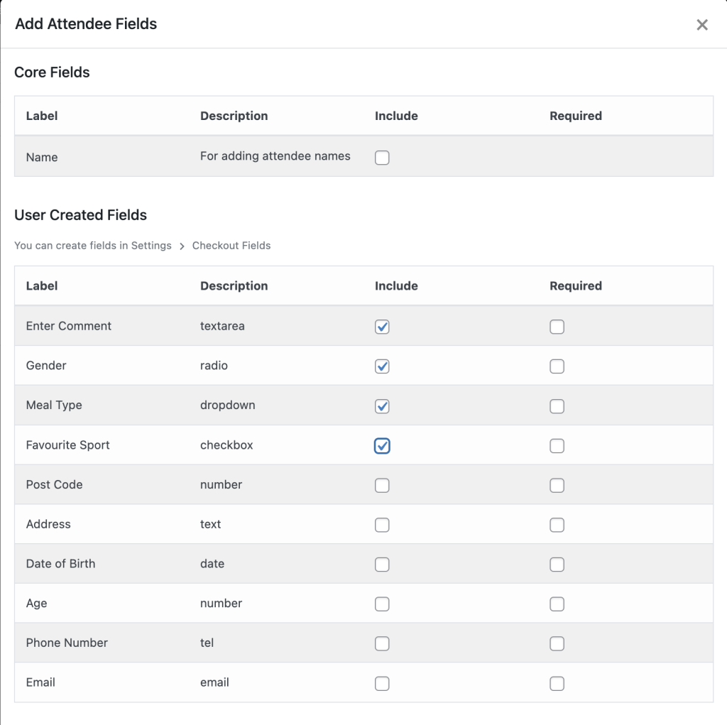 Advanced Checkout Fields - EventPrime
