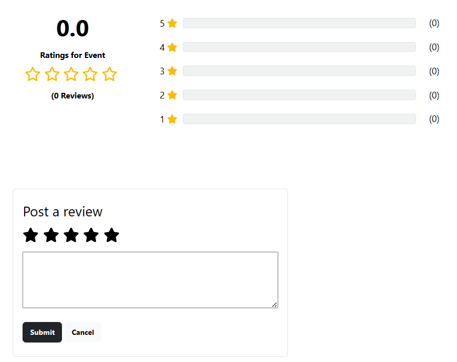 How to add Review option for your Events in WordPress Website! - EventPrime