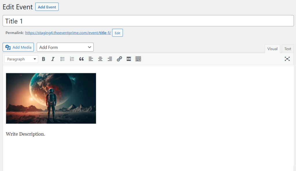 How to Add Featured Image and Gallery to a WordPress Event? - EventPrime
