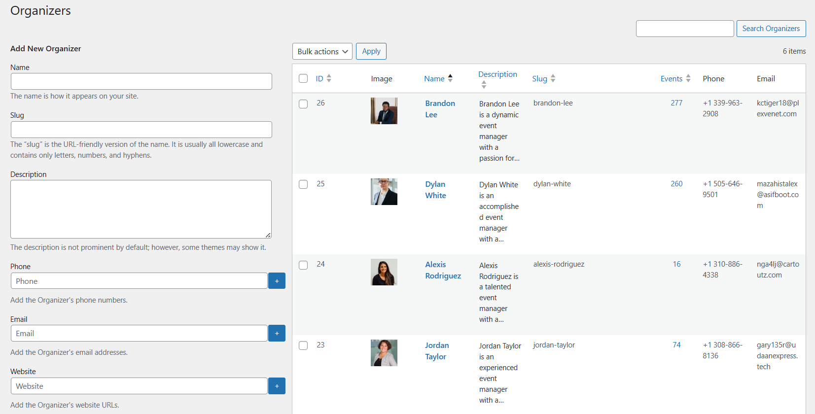 How to add an Event Organizer to a WordPress event? - EventPrime
