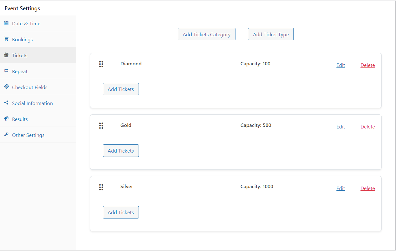How to Create Ticket Categories for WordPress Events? - EventPrime