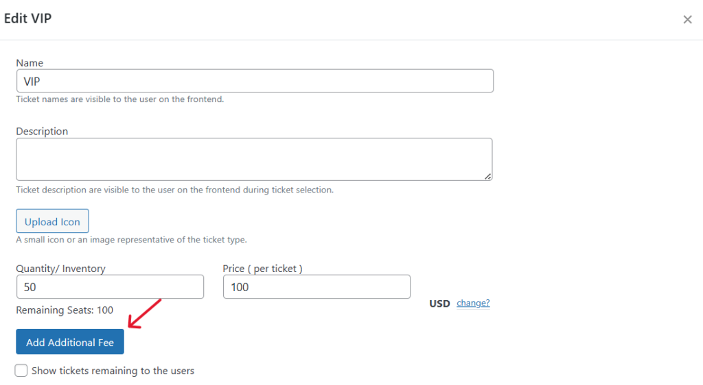 How to Add Additional Fees to WordPress Event Tickets? - EventPrime